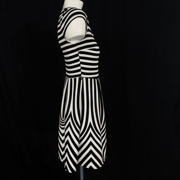 Ruby Rox | Dresses | Ruby Rox Black White Stripped Fit Flare Dress ...